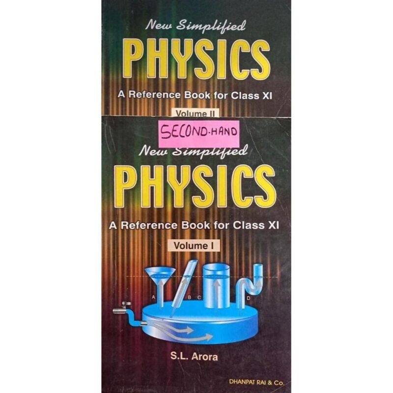 New Simplified Physics A Reference Book for Class 11 (2 Book Set) by SL ...